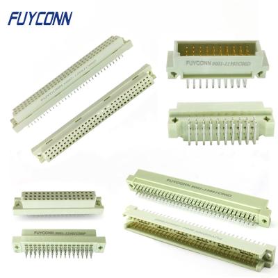 China DIN 41612 Connector 96 Pin Right Angle Male PCB Eurocard Connector 2.54mm Pitch for sale
