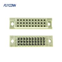 China DIN 41612 Female Eurocard Connector 3 Rows 30 Pin Solderless Press Pin 2.54mm for sale