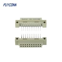 China DIN41612 Connector Female 2x10P 20pin Right Angle PCB 2.54mm Pitch 5A for sale