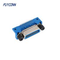 China 24pin IEEE-488 Female Right Angle PCB Centronic Connector 24 Way for sale