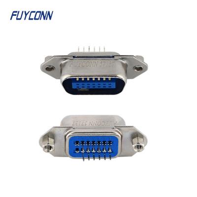 China 14 Pin Centronics Connector 2.16mm Male Vertical PCB 14 24 36 50 64 Way for sale