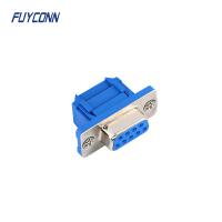 China 9pin IDC Crimping Ribbon Cable Female D SUB Connector ROHS Certified 2.74mm Pitch for sale