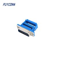 China IDC Male D-SUB Ribbon Connector 15 Pin Crimping Cable 2 Row PBT Insulator for sale