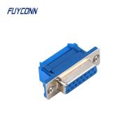 China 15pin D-SUB Female IDC Crimping Ribbon Cable Connector 2 Rows PBT for sale