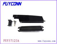 China Black 50 Pin Centronics Male IDC Connector Plug 2.16mm Pitch for RJ21 Cable for sale
