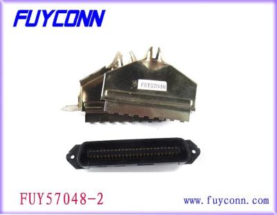 China 180 Degree Centronics Connector 50 Pin Male Plug IDC Champ RJ21 Shielded for sale