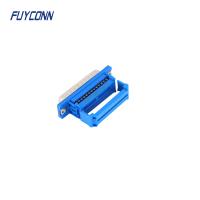 China 25Pin IDC Ribbon D-SUB Connector Male Crimping Type 2 Row PBT Brass Nickel for sale