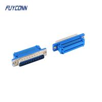 China 25Pin IDC Ribbon D-SUB Connector Male Crimping Type 2 Row PBT Brass Nickel for sale