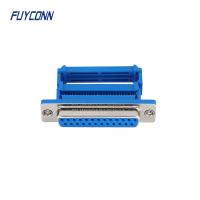 China 25pin Female IDC Ribbon D-SUB Connector 2 Row PBT Insulator Nickel Plating for sale