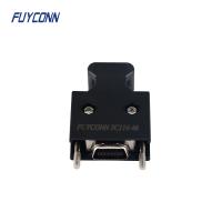 China 14 Pin Male SCSI Solder Connector MDR Mini D Ribbon I/O 1.27mm Pitch for sale