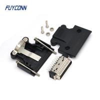 China SCSI MDR 36pin Male Cable Connector 14 20 26 36 50pin 1.27mm Pitch Shielded Plug for sale