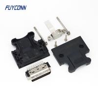 China SCSI MDR 36pin Male Cable Connector 14 20 26 36 50pin 1.27mm Pitch Shielded Plug for sale