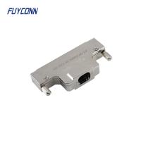 China SCSI 100-Pin Male Connector with Metal Cover - 1 AMP Current Rating, -55°C to +105°C Operating Temperature for sale