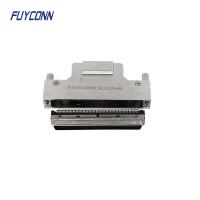 China SCSI 100-Pin Male Connector with Metal Cover - 1 AMP Current Rating, -55°C to +105°C Operating Temperature for sale