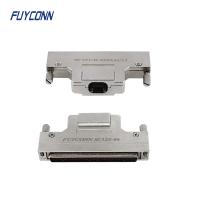 China SCSI 100-Pin Male Connector with Metal Cover - 1 AMP Current Rating, -55°C to +105°C Operating Temperature for sale