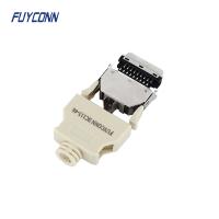 China SCSI 36 Pin Mini D Ribbon Male Solder Connector 1.27mm Pitch Brass Gold Plated for sale