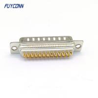 China Male Solder Cup Machine Pin D-SUB Connector 9 15 25 37 Pos Machined Contacts for sale