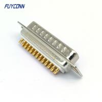 China Male Solder Cup Machine Pin D-SUB Connector 9 15 25 37 Pos Machined Contacts for sale