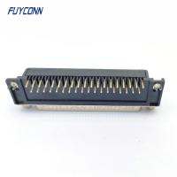 China 37Pin Female D-SUB Connector Right Angle PCB Mount with 9.4mm Pin Spacing and Lock Screws for sale