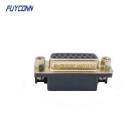 China 15-Pin Right Angle D-sub Female PCB Connector with 8.08mm Spacing - 9/15/25/37 Pin Options for sale