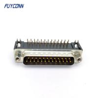 China 25 Pin Male D-SUB Connector 8.08mm Pin Spacing Right Angle PCB Mount 9/15/25/37 Pin Options for sale
