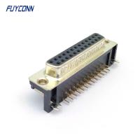 China 25 Pin Male D-SUB Connector 8.08mm Pin Spacing Right Angle PCB Mount 9/15/25/37 Pin Options for sale