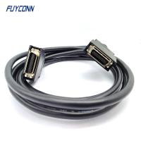 China HPCN SCSI Cable Assembly MD26 Male to MD26 Male 26-Pin Connector with 1.27mm Pitch Solder Cup Termination for sale