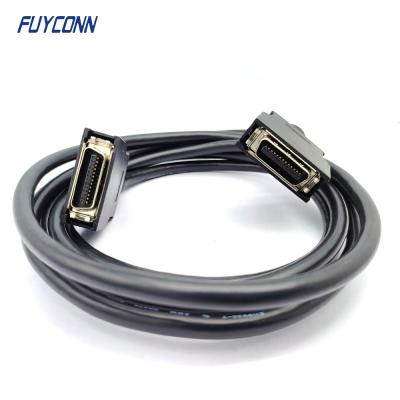 China HPCN SCSI Cable Assembly MD26 Male to MD26 Male 26-Pin Connector with 1.27mm Pitch Solder Cup Termination for sale