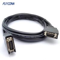China SCSI 20-Pin MDR Connector Cable Assembly - Male to Male Solder Cup 1.27mm Pitch for sale