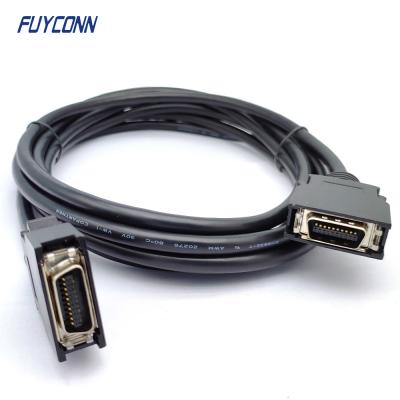 China SCSI 20-Pin MDR Connector Cable Assembly - Male to Male Solder Cup 1.27mm Pitch for sale