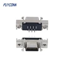 China 14pin Female Servo Connector MDR PCB Straight SCSI Connector Zinc Alloy Shell 1.27mm Pitch for sale
