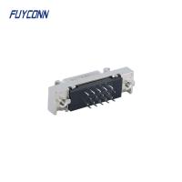 China 20pin SCSI Female Connector 1.27mm Pitch Straight PCB SCSI Connector Zinc Alloy Shell for sale