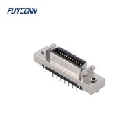 China SCSI 26pin Female MDR Connector Zinc Alloy Shell 1.27mm Pitch Right Angle for sale