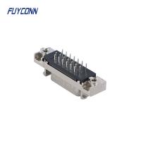 China SCSI 26pin Female MDR Connector Zinc Alloy Shell 1.27mm Pitch Right Angle for sale
