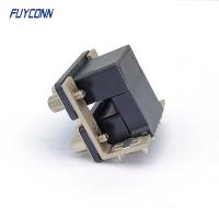 China Female to Female D-SUB Connector Twins 9pin 15pin 25pin 37pin Right Angle PBT for sale