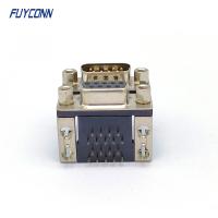 China Male to Female Twins D-SUB Connector 9P-9P 15P-15P 25P-25P 37P-37P Right Angle PCB for sale