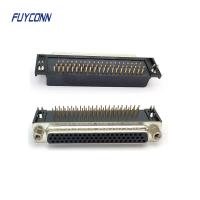 China Female High Density D-SUB Connector Right Angle PCB 15P 26P 44P 62P with PBT Housing and Metal Shell for sale