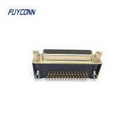 China High Density Right Angle PCB D-SUB Connector 15 26 44 62 Pin Female for sale