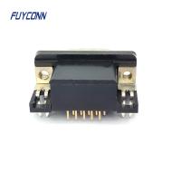 China 15/26/44/62 Pin High Density D-SUB Male Connector with 8.89mm Shell and Right Angle PCB Mount for sale