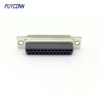 China Female D-SUB Connector 9/15/25/37 Pin Crimp Housing with Solder Cup Contacts and 2.74mm Pin Spacing for sale