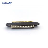 China Solder Male D-SUB Waterproof Connector 9/15/25/37 Pin with 2.74mm Pin Spacing and PBT Housing for sale