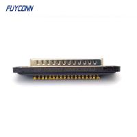 China Solder Male D-SUB Waterproof Connector 9/15/25/37 Pin with 2.74mm Pin Spacing and PBT Housing for sale