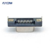 China 1.5mm Low Profile 9Pin Male D-SUB Connector Right Angle VGA SLIM for sale
