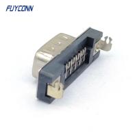 China 1.5mm Low Profile 9Pin Male D-SUB Connector Right Angle VGA SLIM for sale