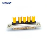China 5W5 D-SUB Connectors , Female 5Pin Solder Cup DB High Current Connector for sale