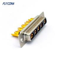 China 5W5 D-SUB Connectors , Female 5Pin Solder Cup DB High Current Connector for sale