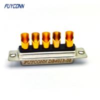China 5W5 D-SUB Connectors , Female 5Pin Solder Cup DB High Current Connector for sale