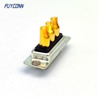 China 3V3 Female Power D-SUB Connectors , Solder Cup Type High Current Connector for sale