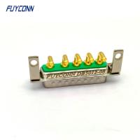 China 5W5 High Power Connector , Solder Right Angle Male D-Sub Connector for sale
