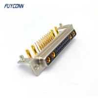 China 21W4 Power PCB Right Angle D-Sub Connector 21 Pin Female High Current for sale